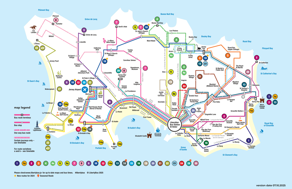 Getting around Jersey